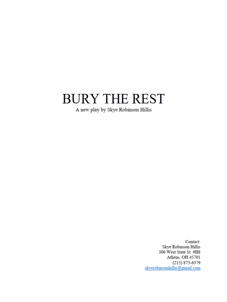 Bury The Rest | PDF