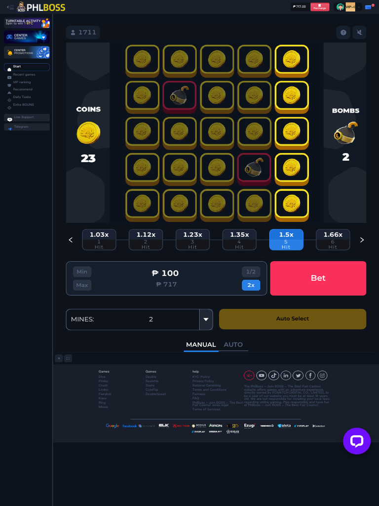 PhlBoss - Join BOSS - The Best Fair Casino! | PDF | Gambling | Gaming