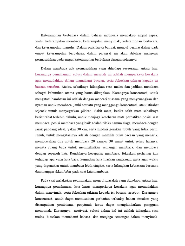 Permasalahan Dan Solusi Untuk Empat Kete | PDF