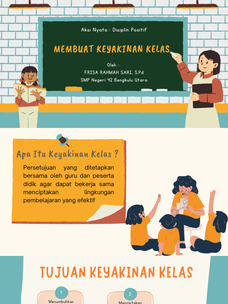 Aksi Nyata Membuat Keyakinan Kelas | PDF