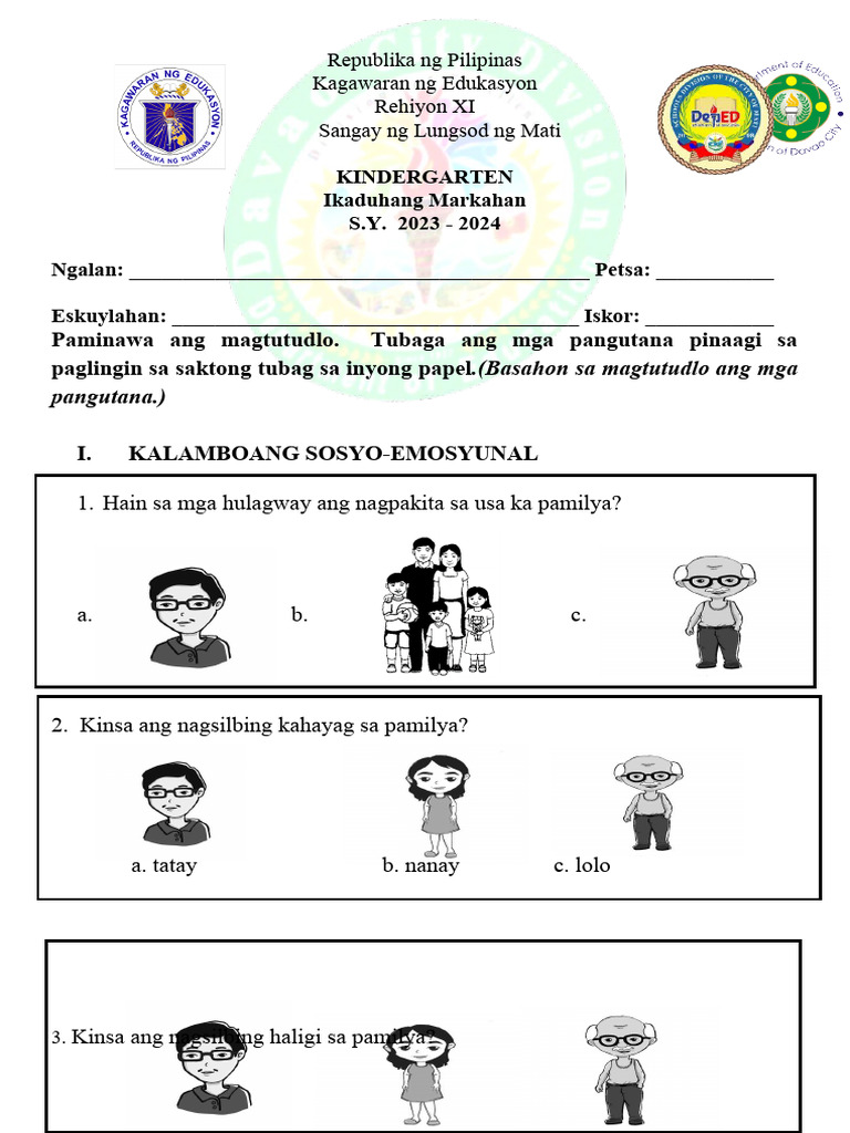 2nd Quarter Test Question Final Edited 2023 2024 1 | PDF