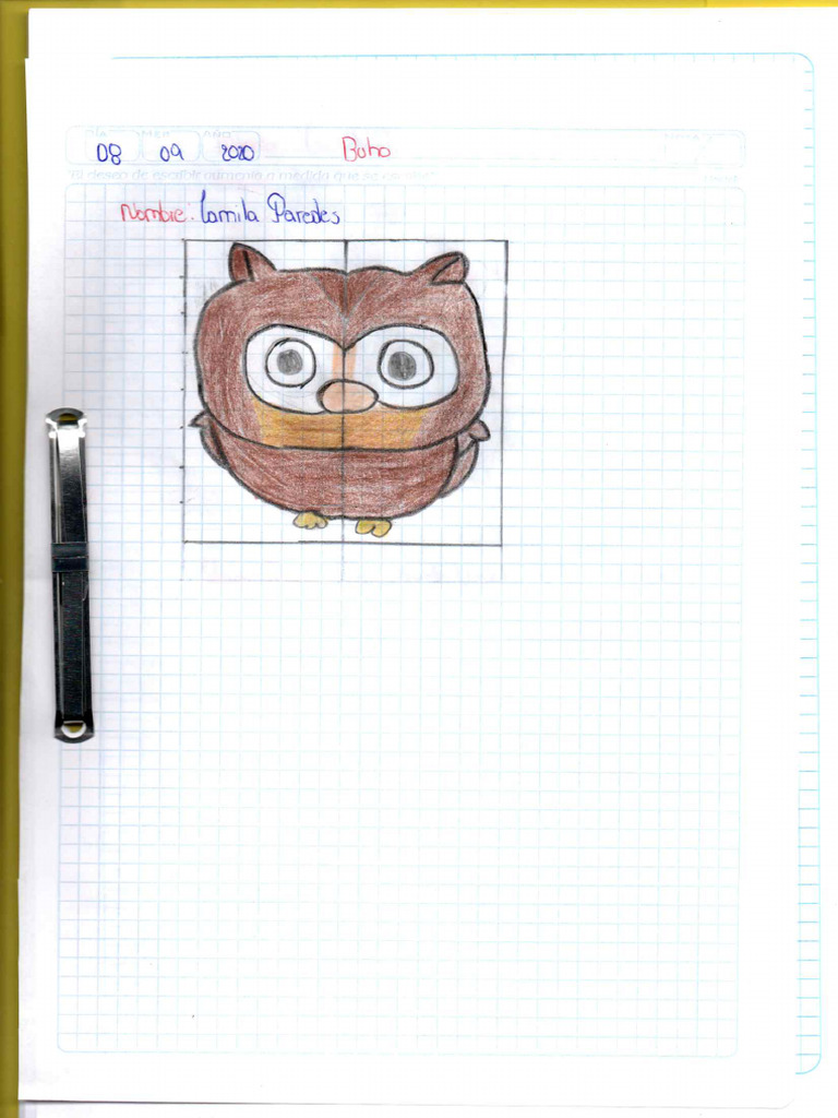 Dibujo Camila Paredes Septimo B Dos | PDF