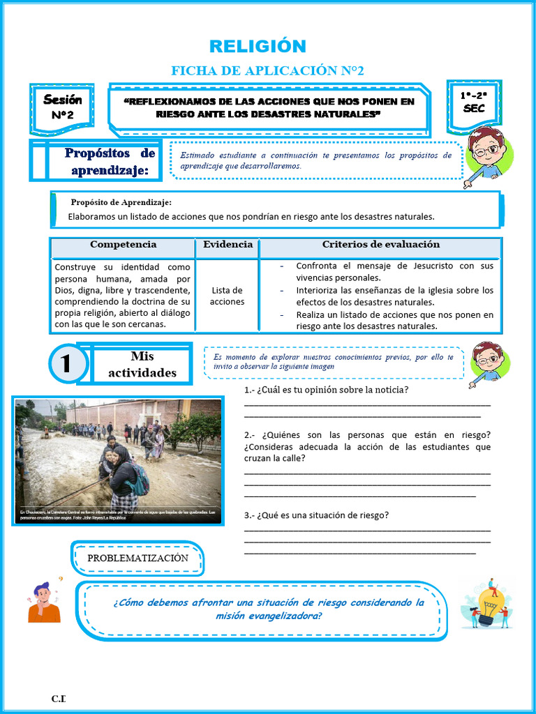 1°-2° FICHA DE APLICACIÓN-SESIÓN2-SEM.2-EXP.3-RELIGION | Descargar gratis PDF | Jonás