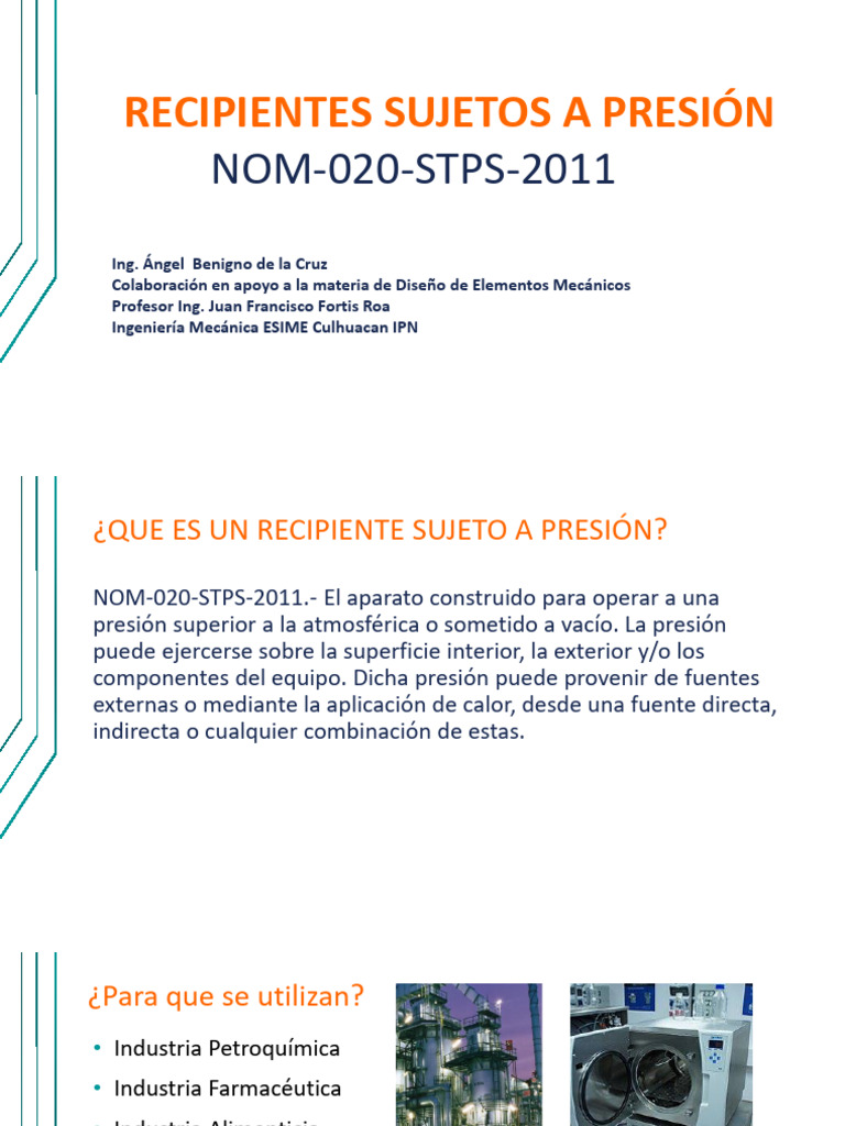 NOM-020-SPTS Presentacion RSP | Descargar gratis PDF | Ingeniería ...