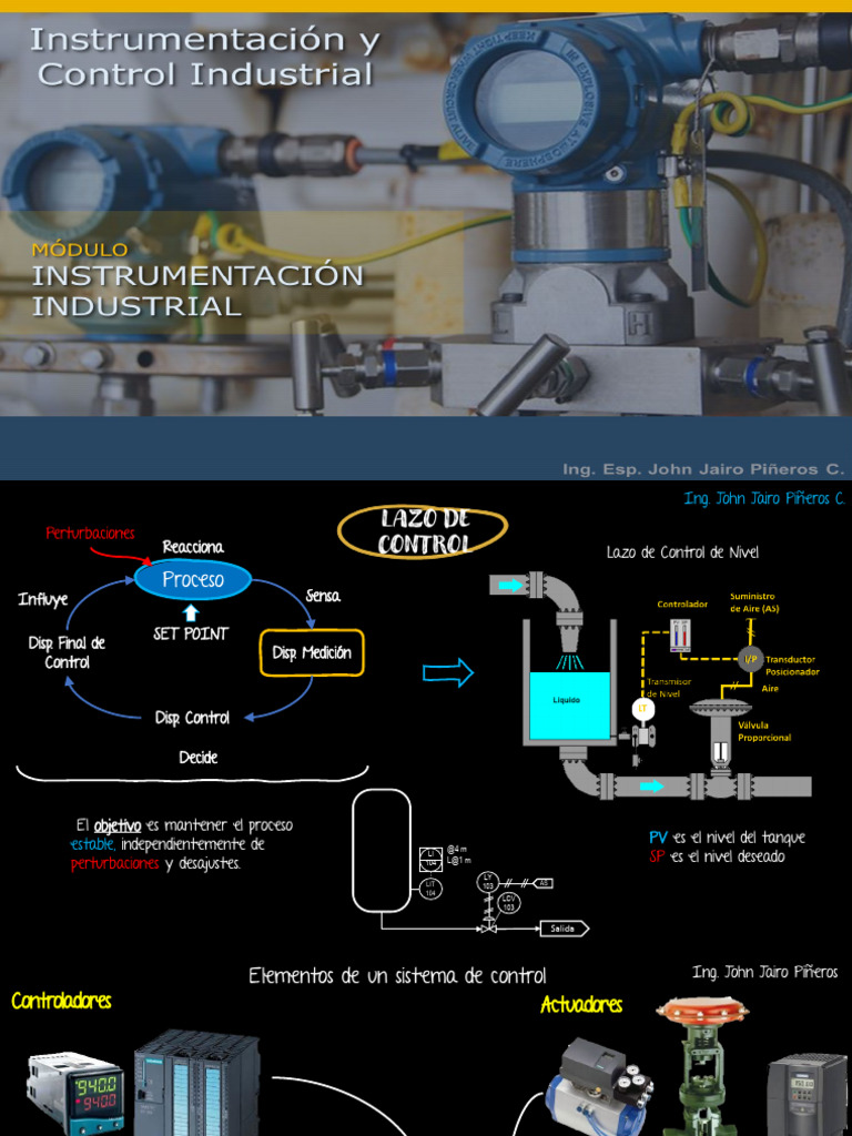 S3. Fundam Instrum P2 Lazo Control | PDF | Electrónica | Ingenieria ...