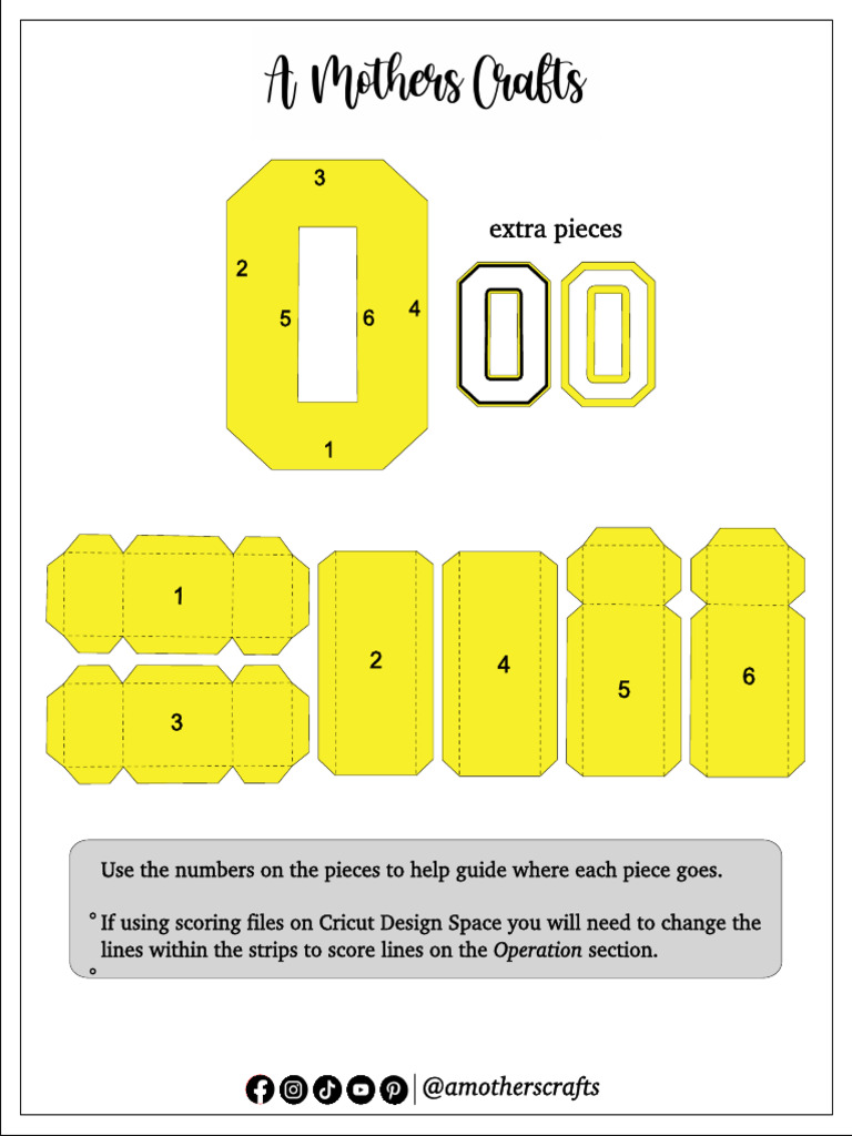 3 D Number Guides | PDF