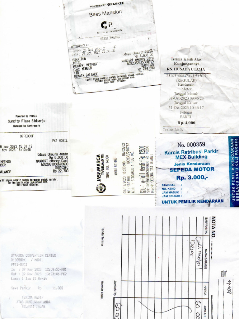 Scan Bon Pengeluaran | PDF