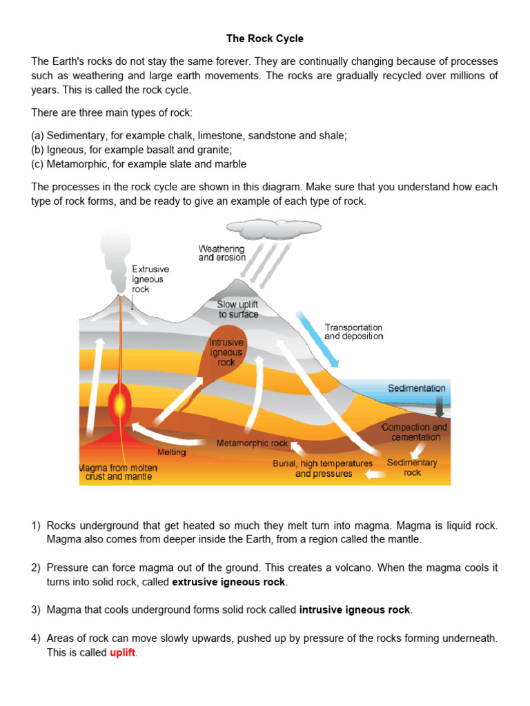 The rock cycle | PDF