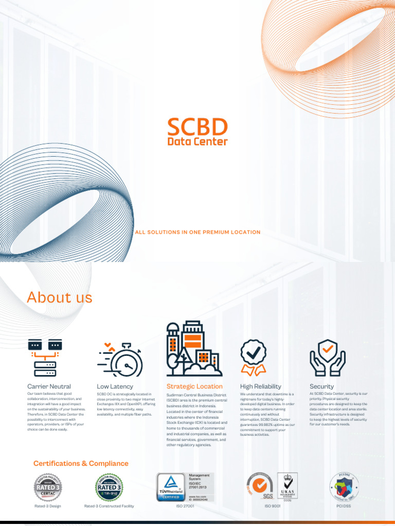 Company Profile SCBD DC (Newest) | PDF | Data Center | Security Alarm