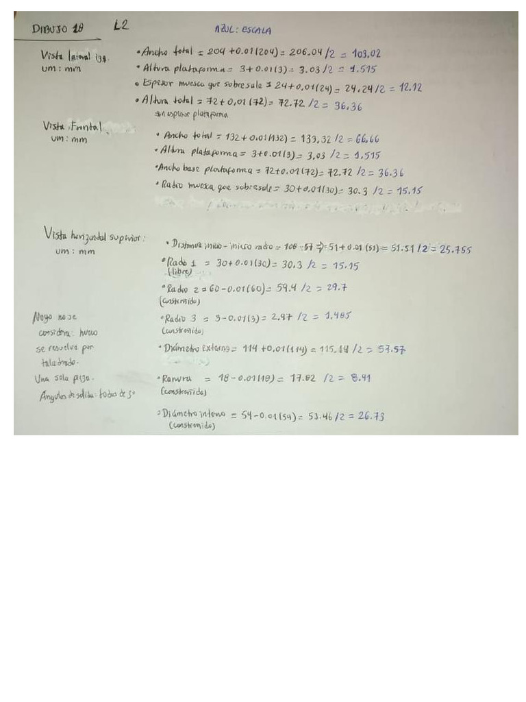 Cálculos Lámina L2 Fig 18 D | PDF