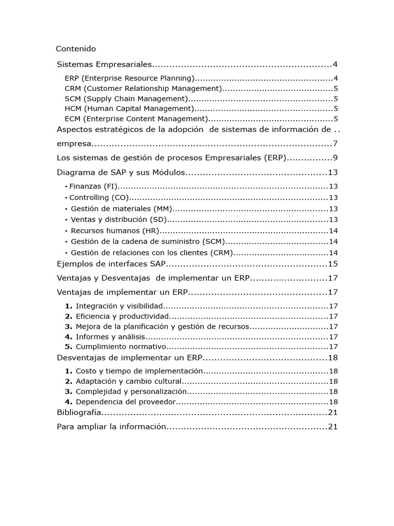 SI Clase 13.a | PDF | Planificación de recursos empresariales | Gestión ...