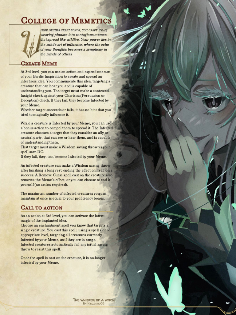 College of Memetics - The Homebrewery | PDF | Meme | Human Communication