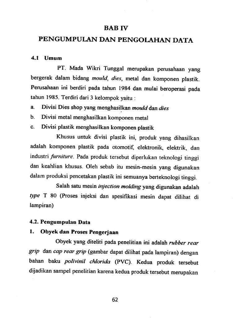 Study Proses Injection | PDF