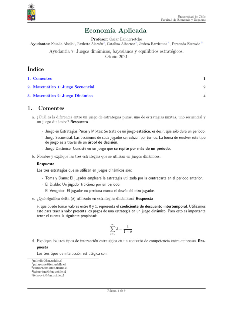 EJERCICIOS RESUELTOS ECONOMIA 1 | PDF EJERCICIOS RESUELTOS ECONOMIA 1 | PDF