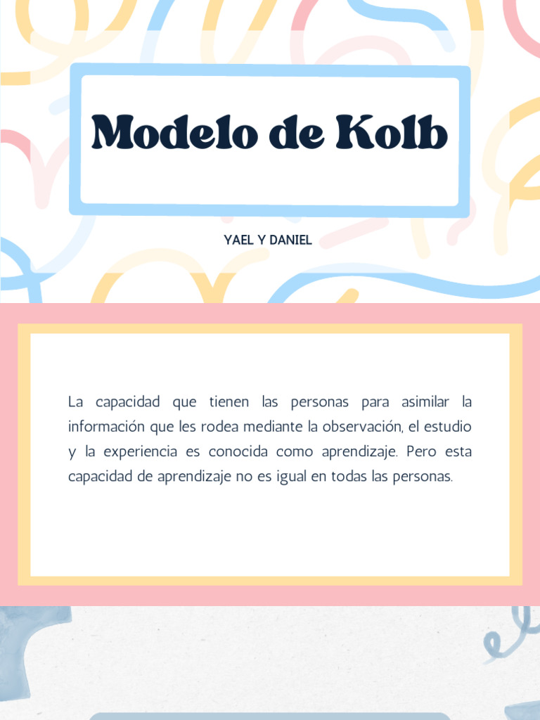 Modelo Kold | PDF | Aprendizaje | Aprendiendo estilos