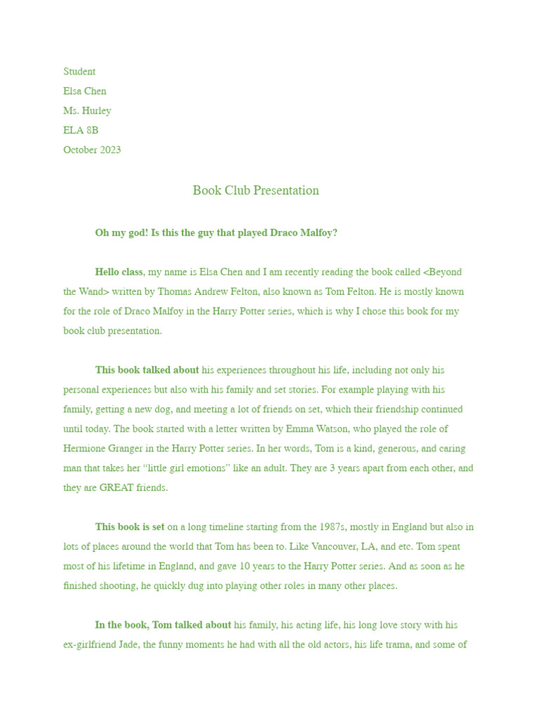 Beyond The Wand Book Review | PDF