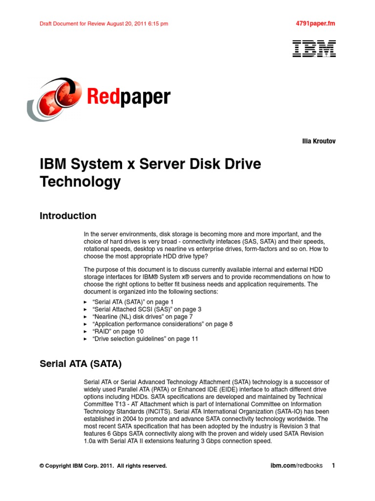 Ibm Disk Tech | PDF | Hard Disk Drive | Disk Storage