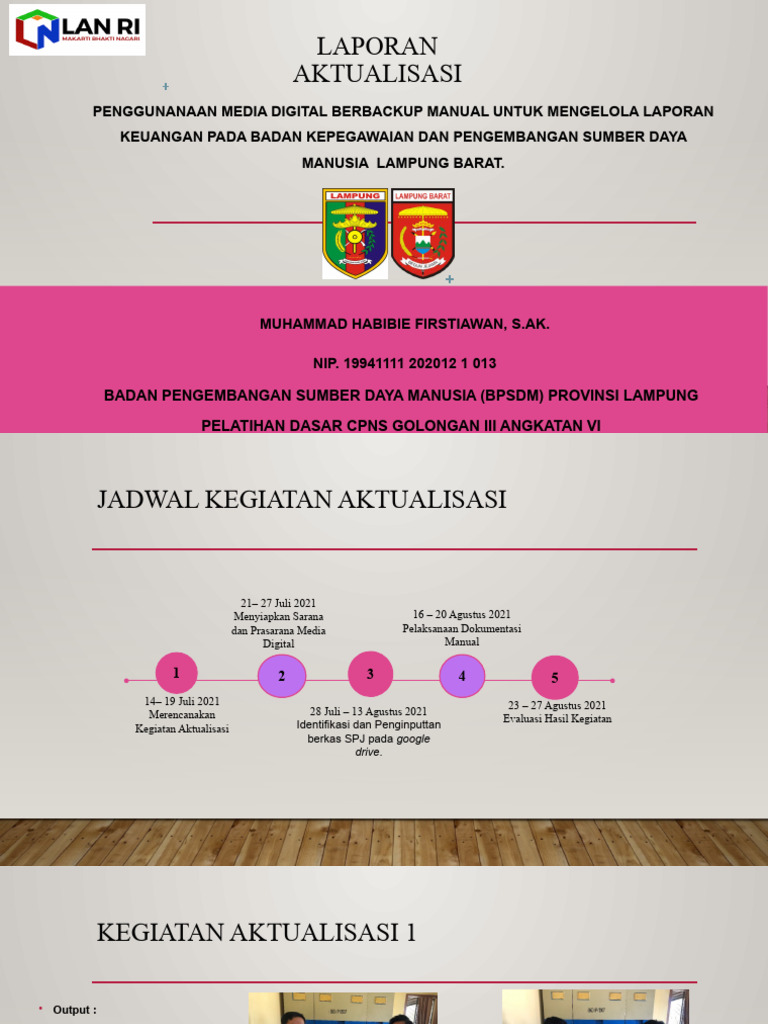 Laporan Aktualisasi Habibie Firstiawan | PDF