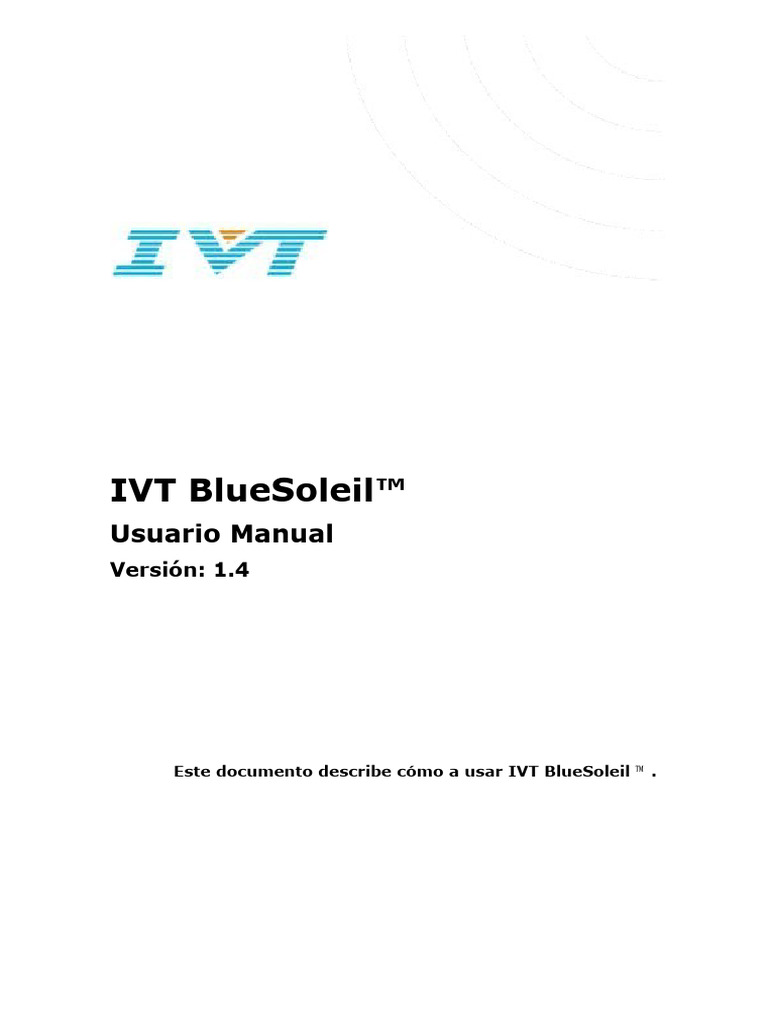 English BlueSoleil UserManual 14 | PDF | Bluetooth | Autenticación