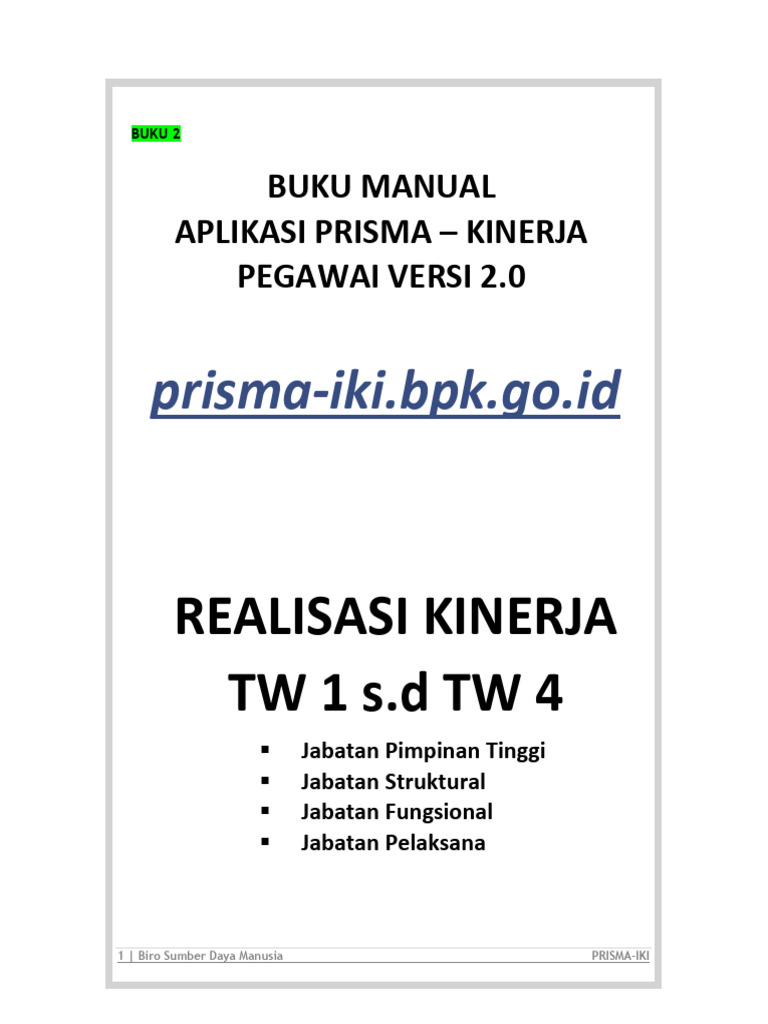 Manual Aplikasi PRISMA-IKI | PDF | Komputer