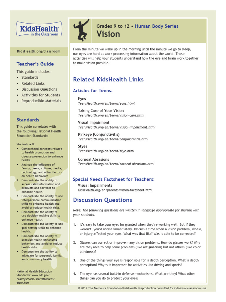 vision | PDF | Visual Perception | Visual Impairment