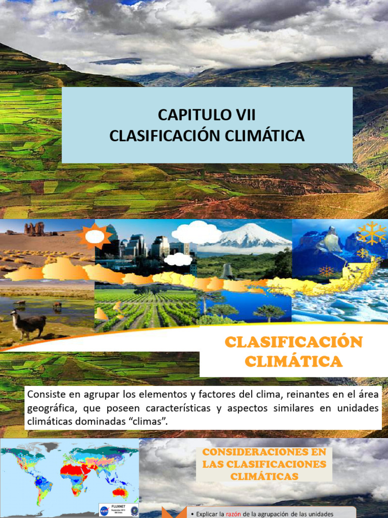 Capitulo 7 Clasificación Climática (2024) | PDF | Clima | Precipitación