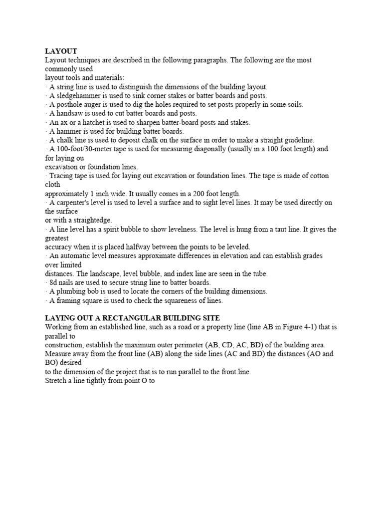 Layout Foundation | PDF | Geometry | Elementary Geometry