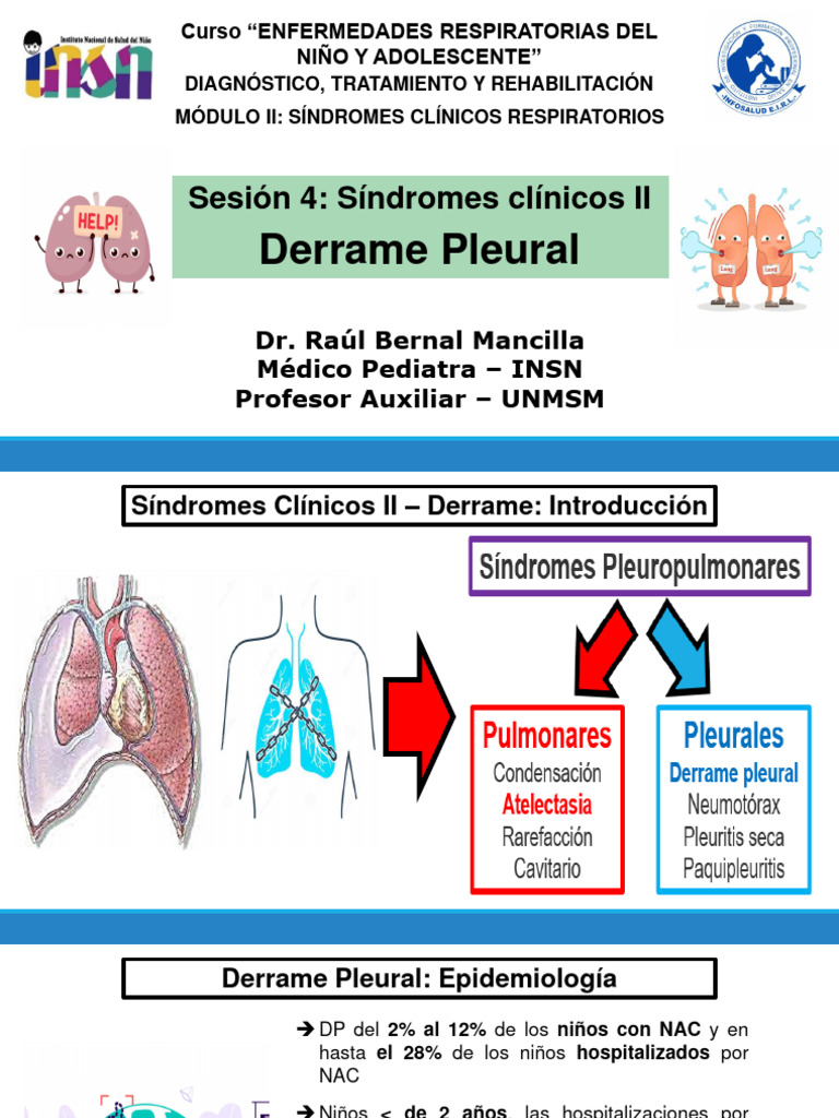 Derrame Pleural | PDF | Enfermedades y trastornos | Medicina CLINICA