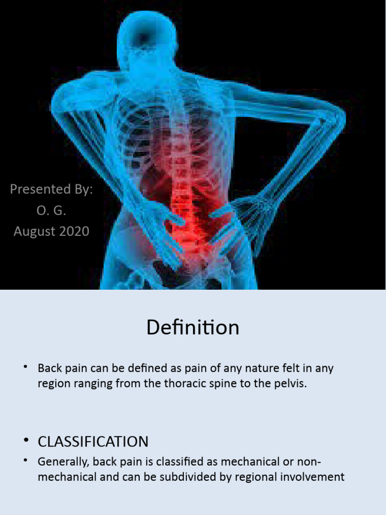 Back Pain | PDF | Back Pain | Vertebral Column