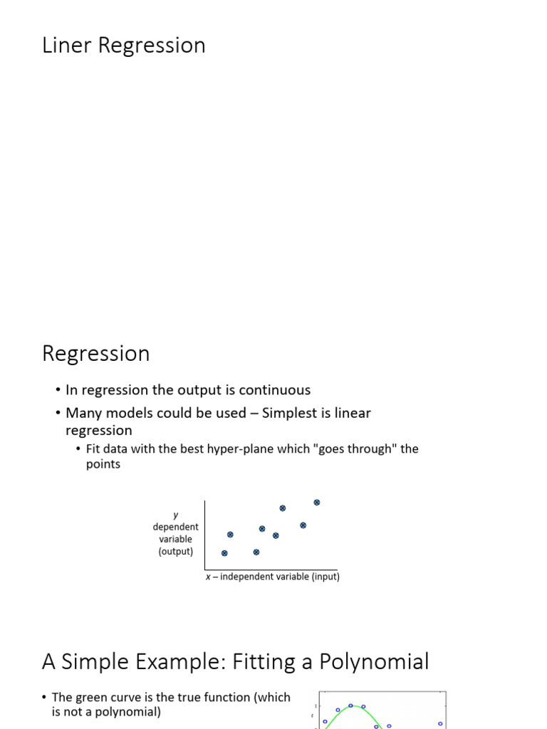 Linear Regression | PDF | Linear Regression | Regression Analysis