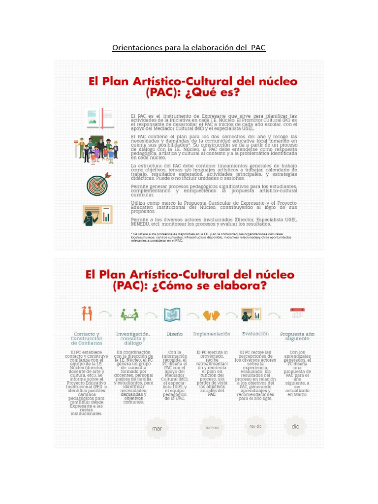orientaciones para elaboración de PAC | Descargar gratis PDF | Socialización | Autoestima