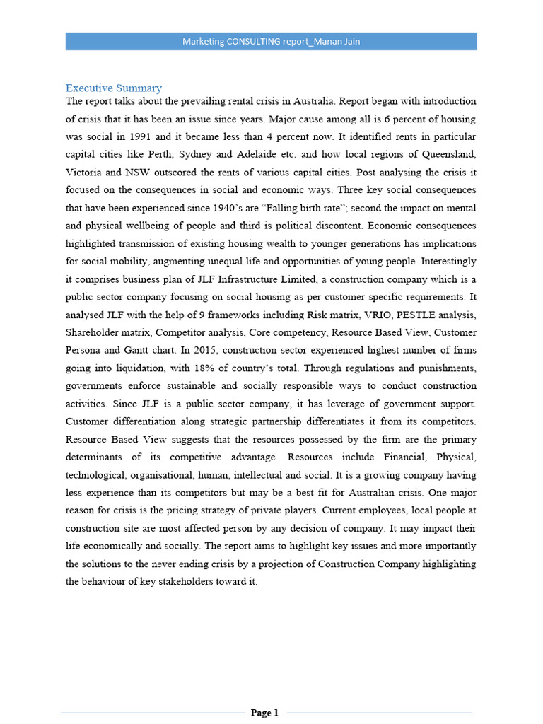 Manan Jain - University of Delhi, SRCC | PDF | Competition | Supply Chain Manan Jain - University of Delhi, SRCC | PDF | Competition | Supply Chain