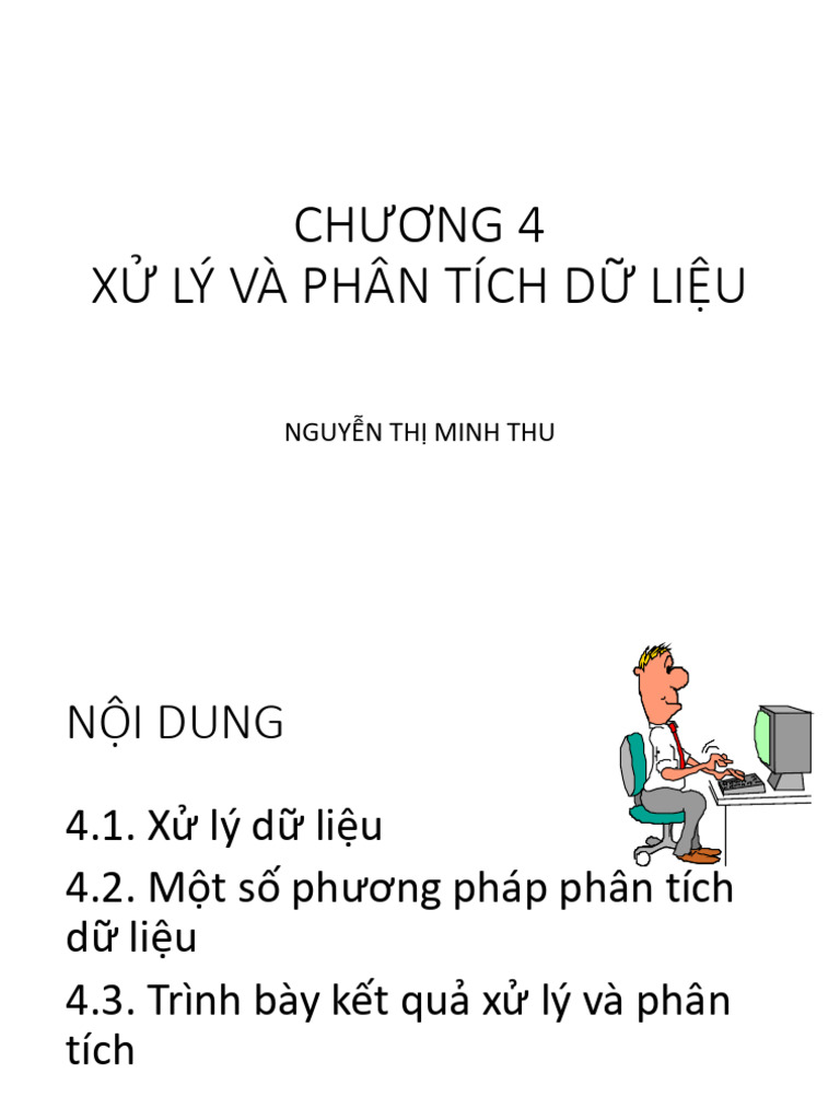 c4 Xu Ly Va Phan Tich Du Lieu | PDF