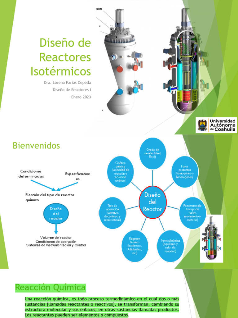 Unidad I. Reactores Ideales | PDF | Reactor Quimico | Reacciones químicas