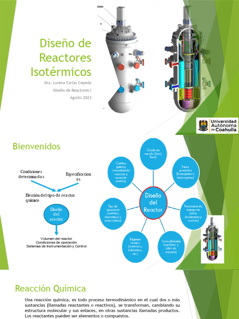 Unidad I. Reactores Ideales | PDF | Reactor Quimico | Reacciones químicas