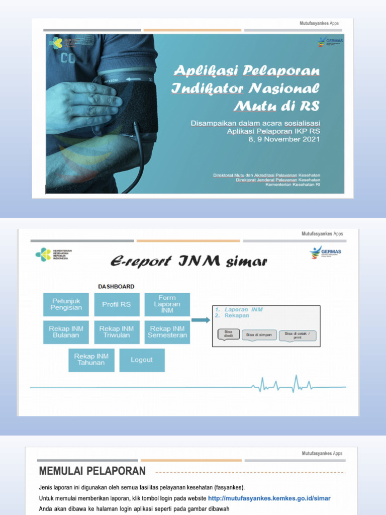 Pelaporan Aplikasi Inm Simar | PDF