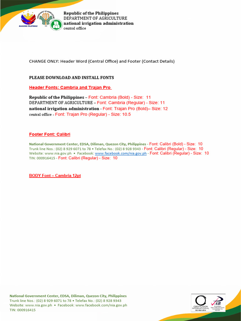 DA_NIA LETTERHEAD_2023 Final | PDF