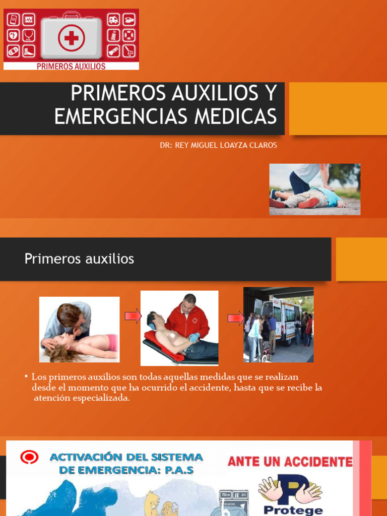 Primeros Auxilios y Emergencias Medicas | PDF | Herida | Primeros auxilios