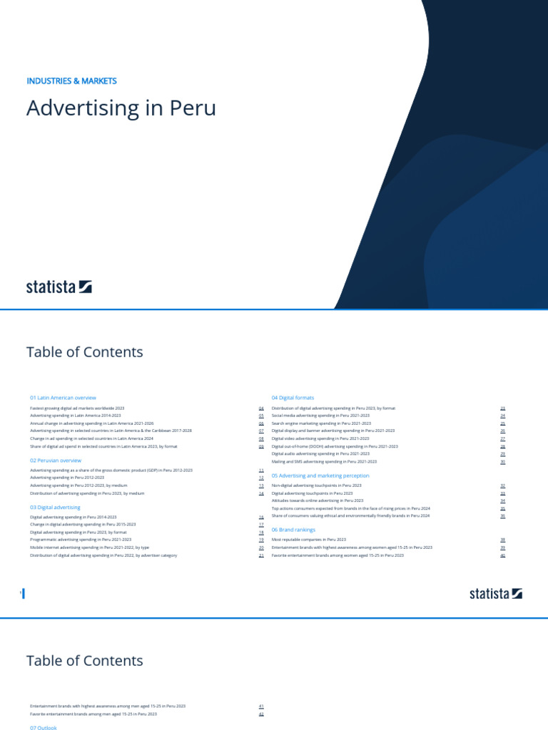 Study Id135421 Advertising in Peru | Download Free PDF | Online ...