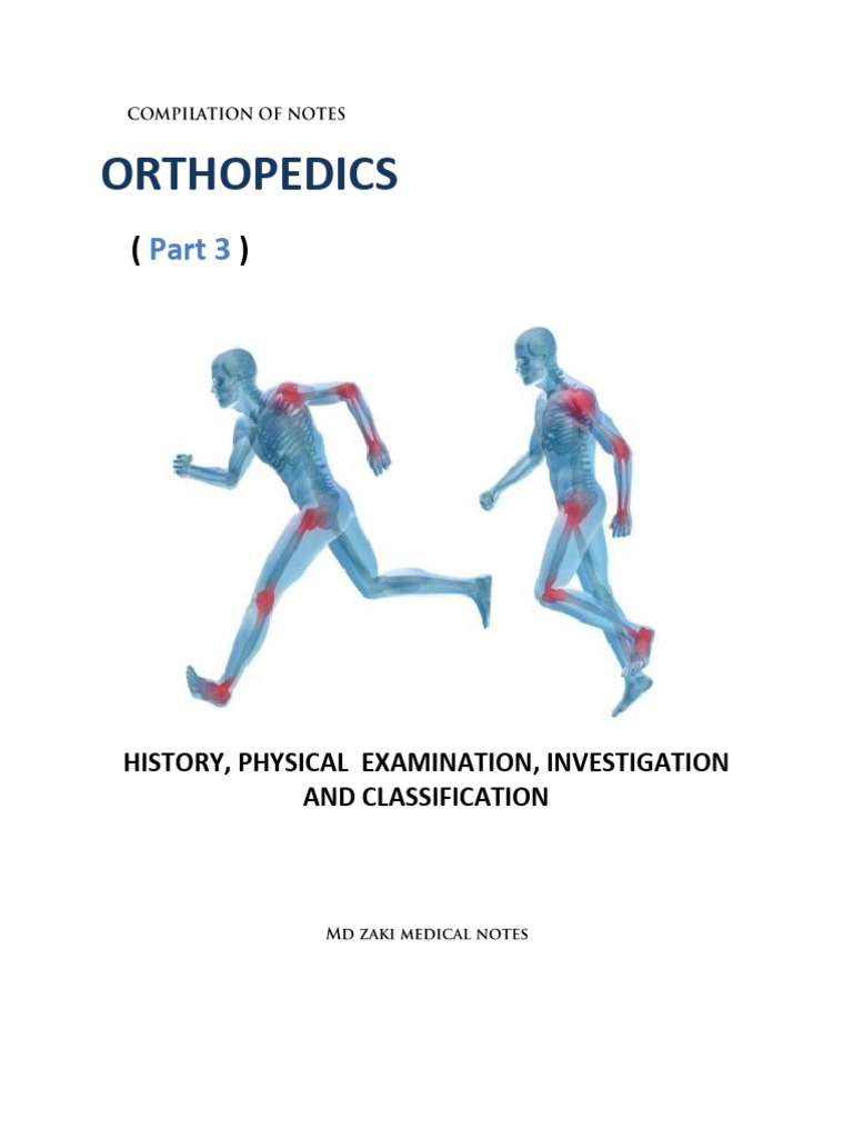 Ortho Fracture Notes 3 | PDF | Knee | Anatomical Terms Of Motion