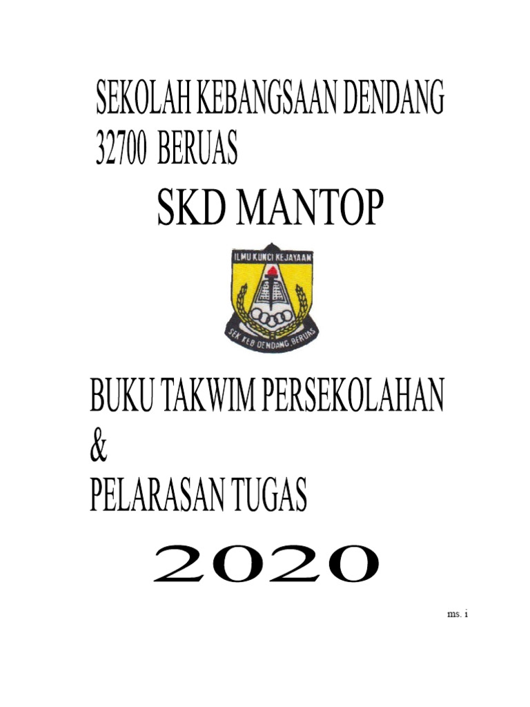 1 - Takwim SKD 2021 | PDF