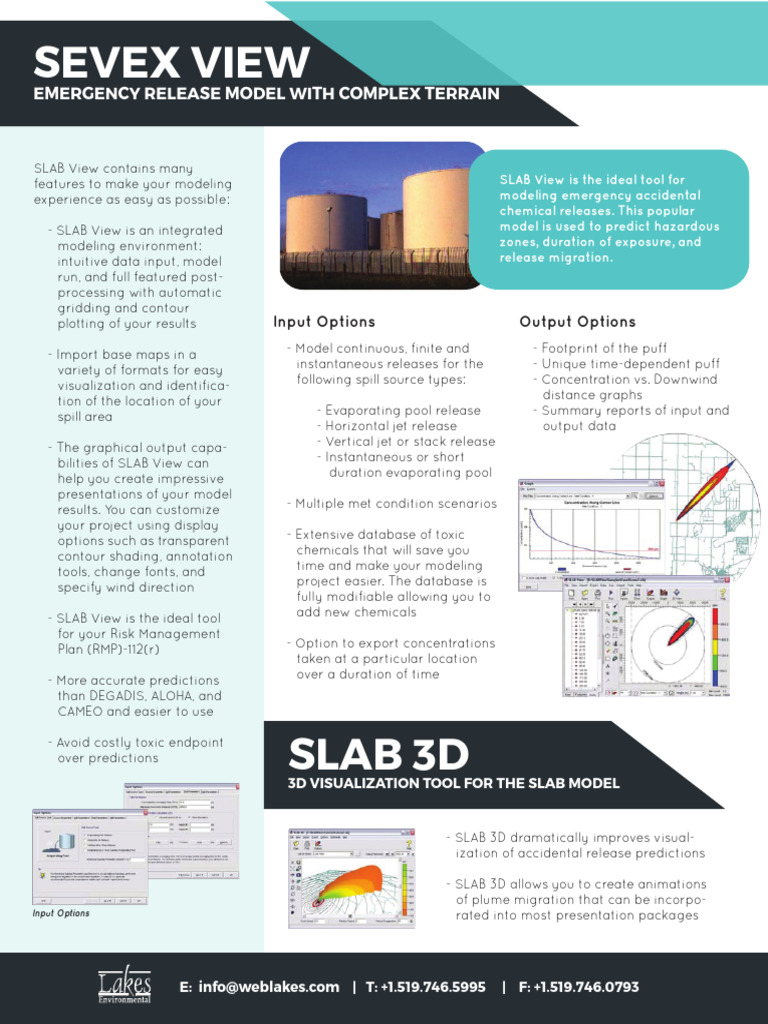 Lakes Slab View Brochure | PDF | 3 D Computer Graphics | Contour Line