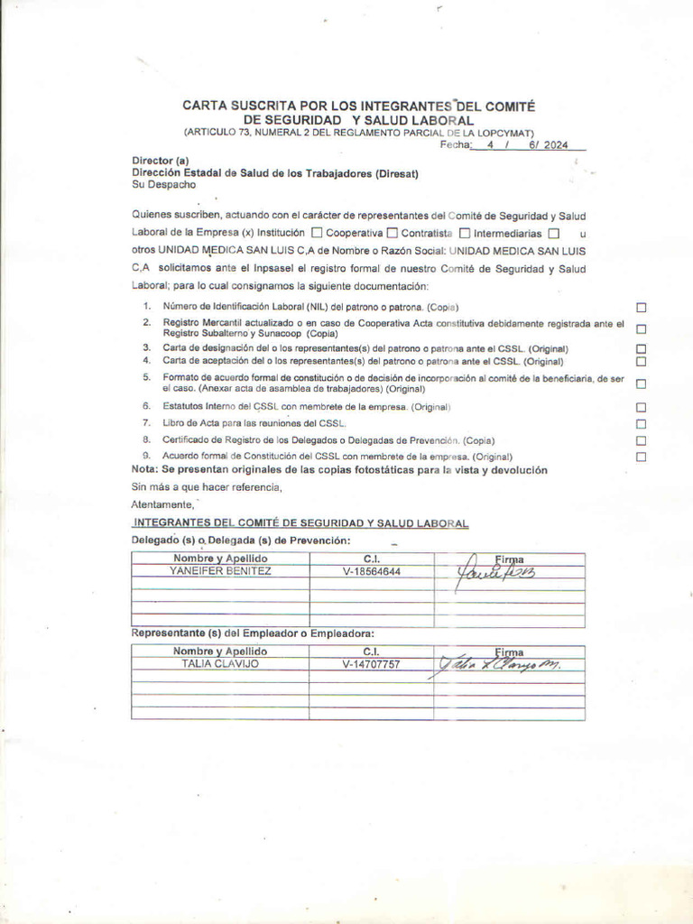 Carta Suscrita | PDF