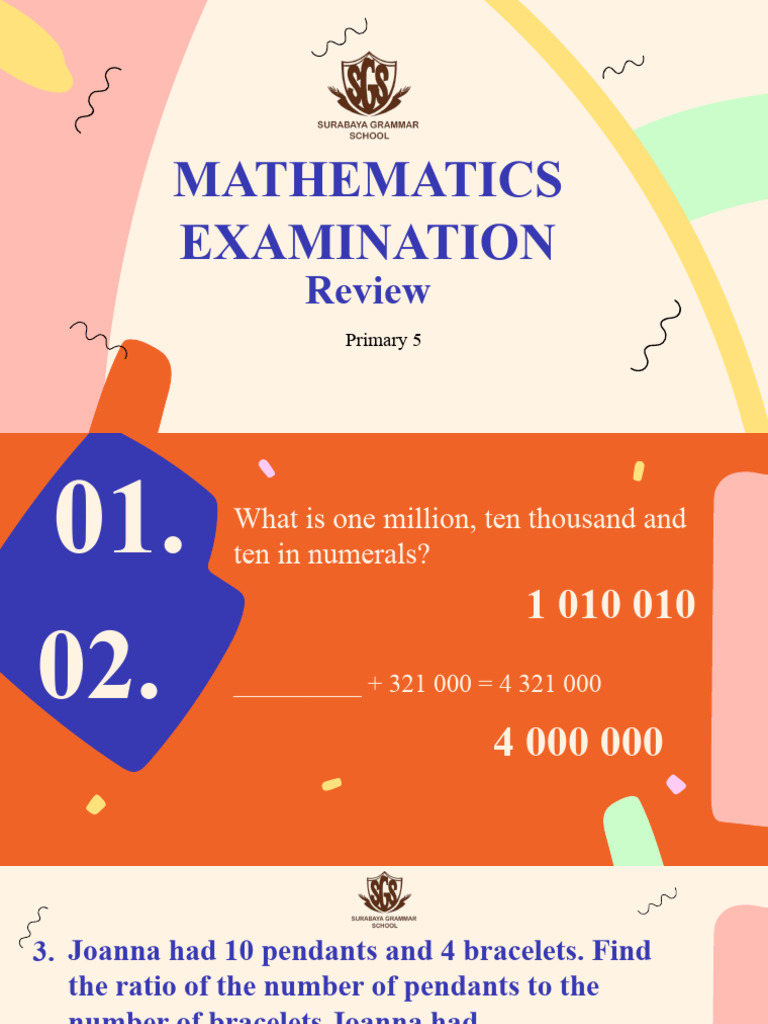 P5 Mathematics Examination Review Term 4 | PDF | Triangle | Elementary Mathematics