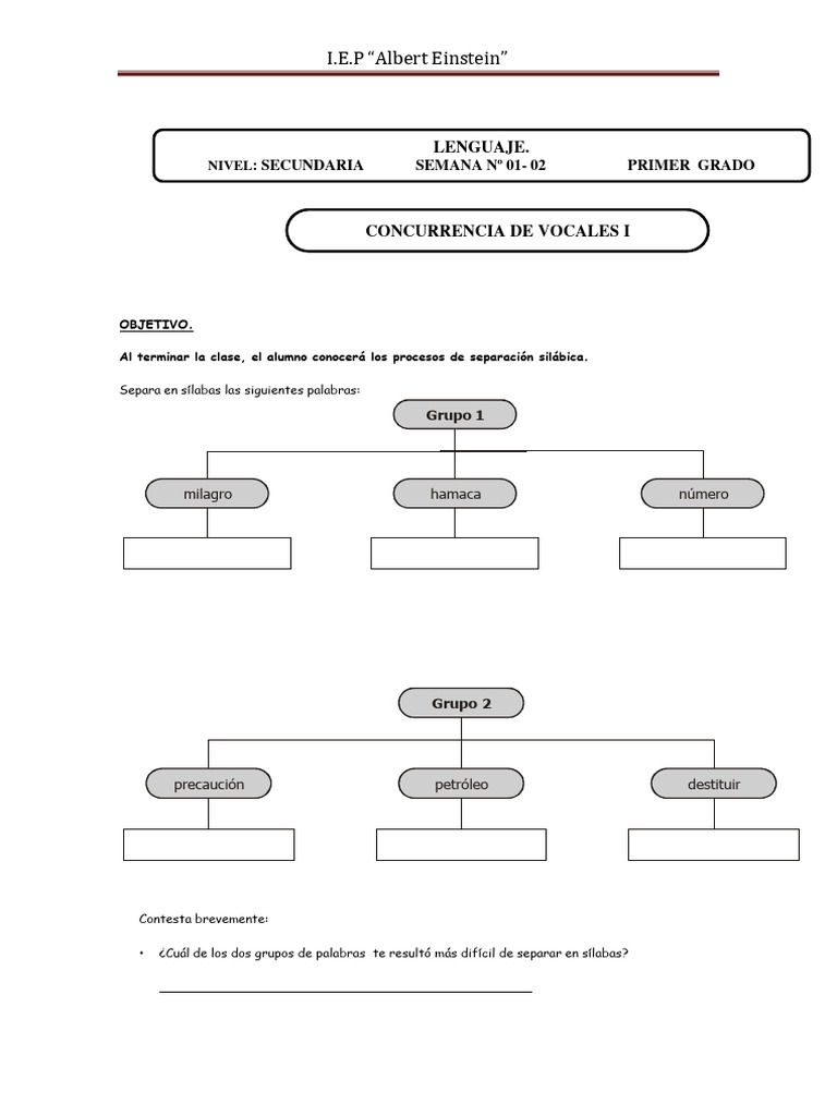 Modulo de Lenguaje 2 | PDF | Sílaba | Fonética