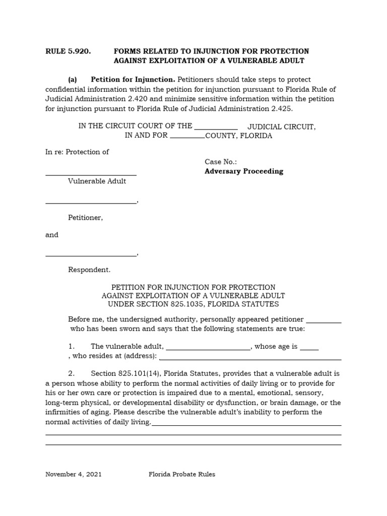 5.920 Probate | PDF | Injunction | Justice