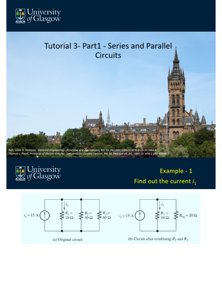 Tutorial 3 - Series Parallel Circuits - NoAnswers | PDF | Electrical Resistance And Conductance ...