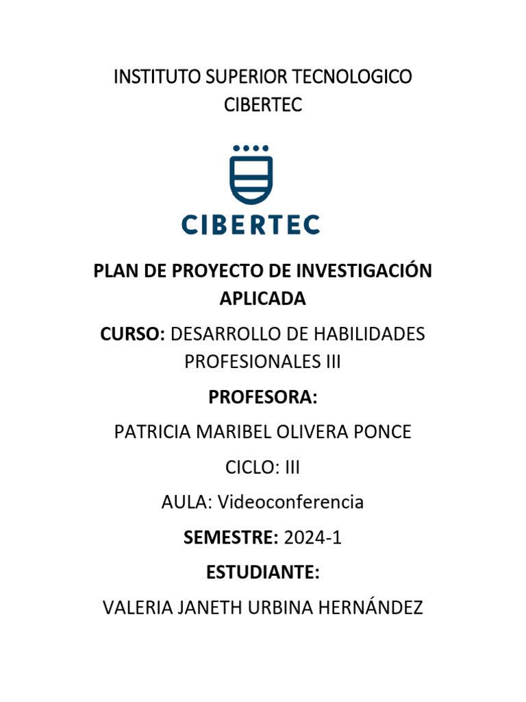 Proyecto de Desarrollo de Habilidades III | PDF | Business | Gestión de recursos humanos