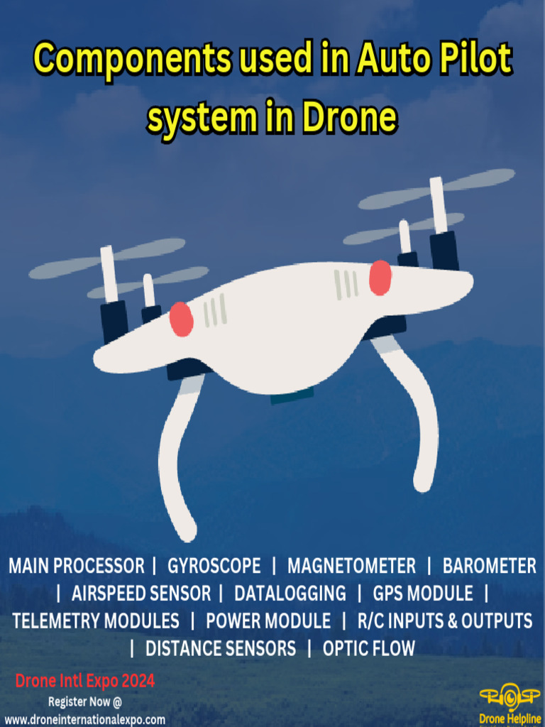 Components Used In Auto Pilot System In Drone Pdf Unmanned Aerial