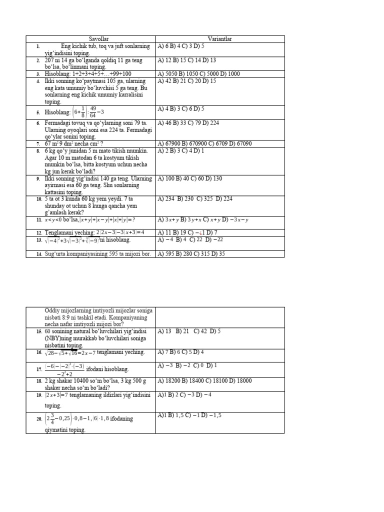 9 10 sinf matem | PDF